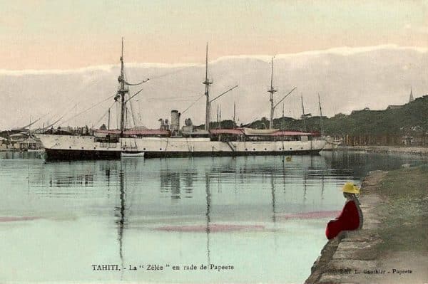 Epave de la canonnière Zélée à Papeete - Tahiti Heritage