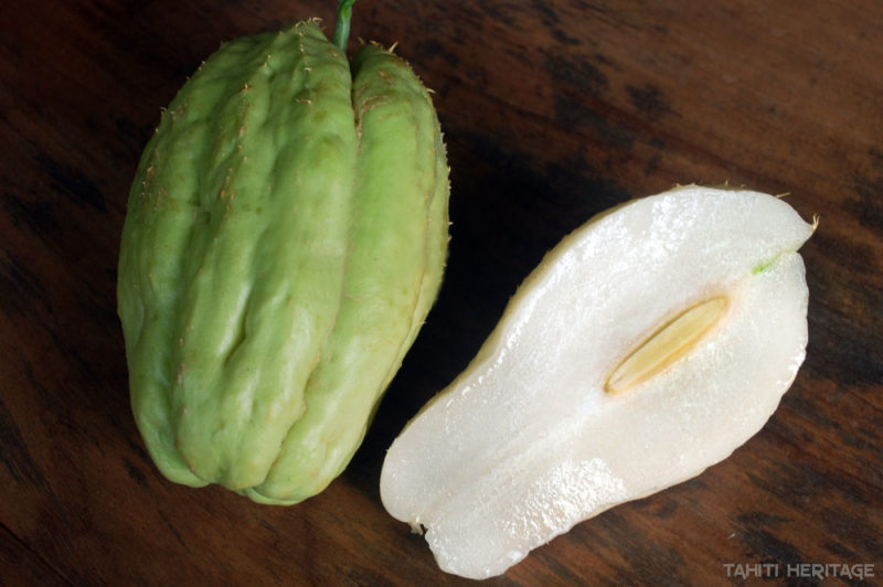 Chayote, Christophine, la Chouchoute de Tahiti - Tahiti Heritage
