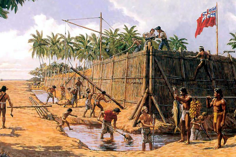 Fort George, des révoltés de la Bounty à Tubuai - Tahiti Heritage